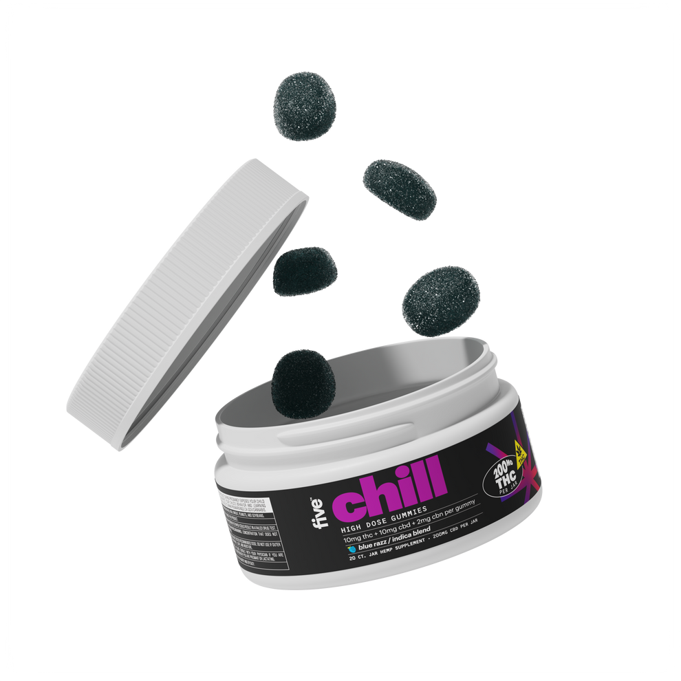Indica Delta 9 THC Gummies by Five - Chill with 10 mg D9 Indica Gummies ...