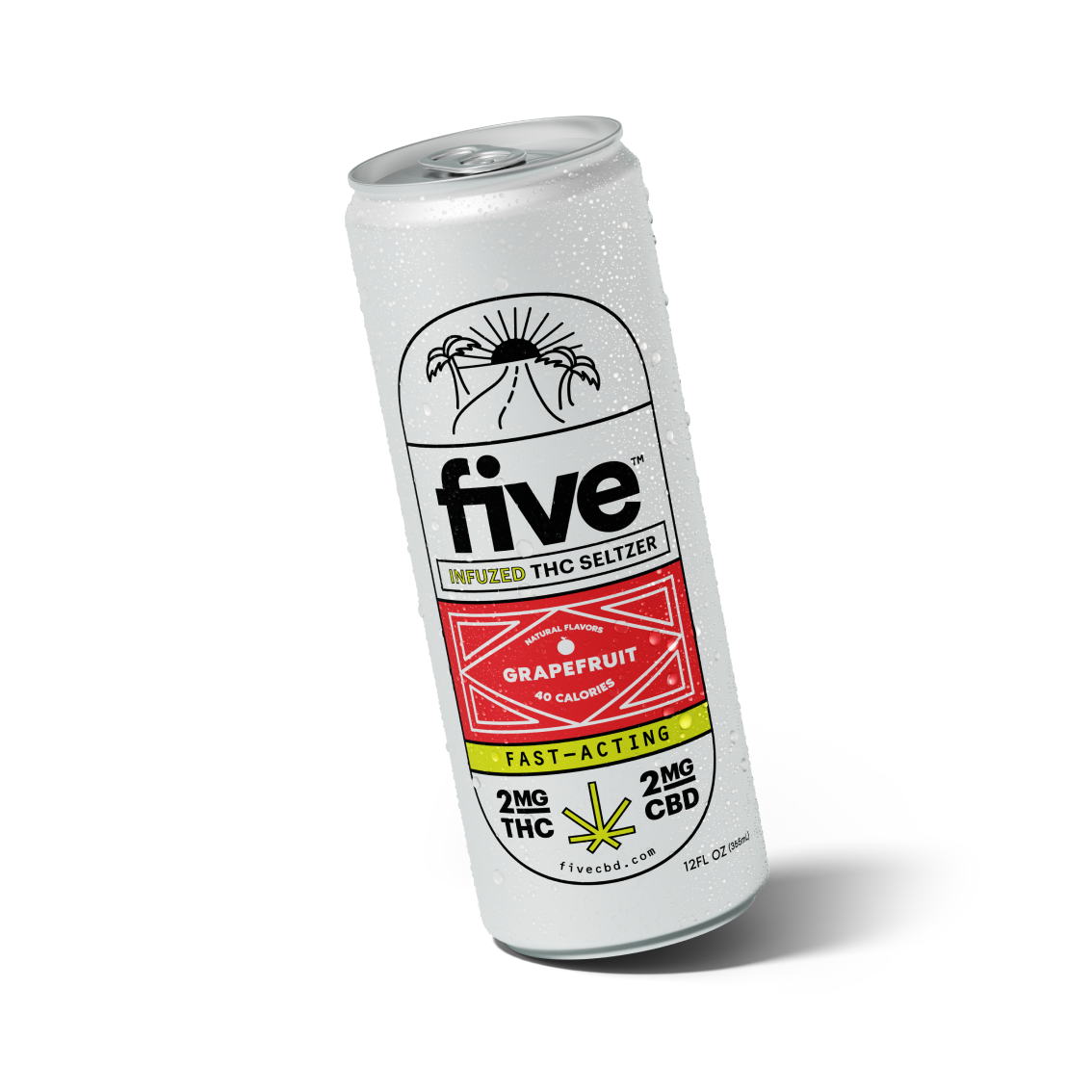 Infuzed THC Drinks with 2 mg THC – Buy THC Seltzers Online – EnjoyFive.com