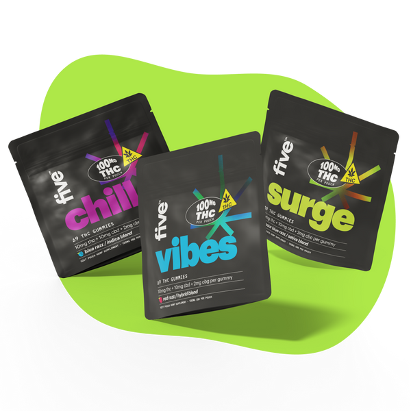 Five | 10mg high dose gummies sample pack – EnjoyFive.com