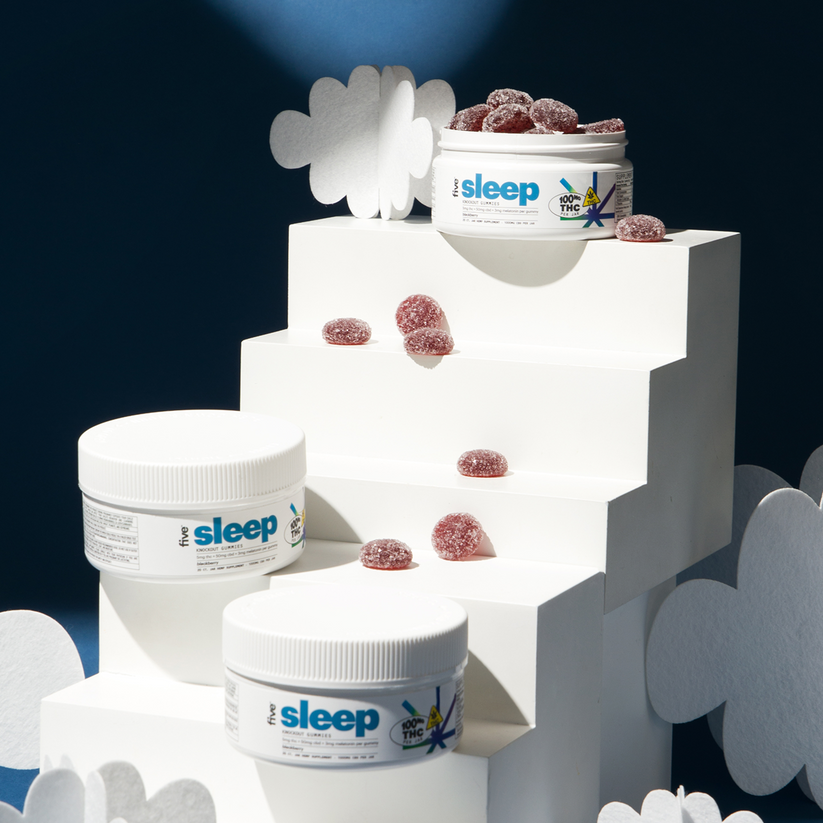 Knockout Sleep THC+ CBD Gummies – EnjoyFive.com